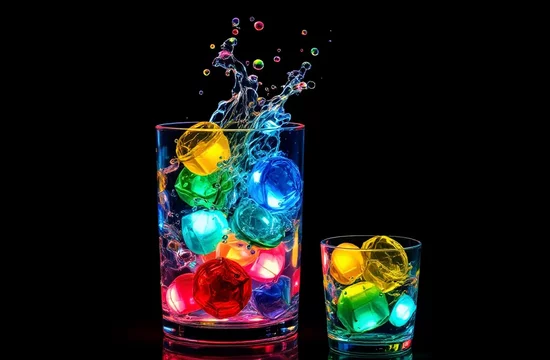 Стаканы и рюмки с подсветкой. - Хлебопечка.ру