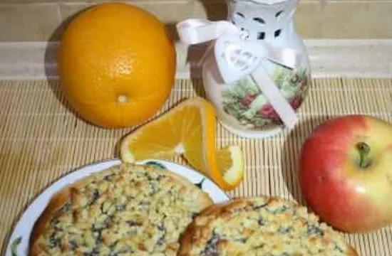 "Маковые блюдца" с апельсиновым штрейзелем (Mohntaler Mit ...