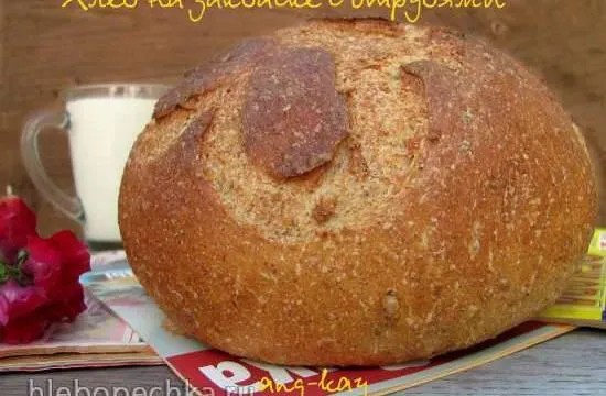 Хлеб на закваске с отрубями Хлебопечка ру